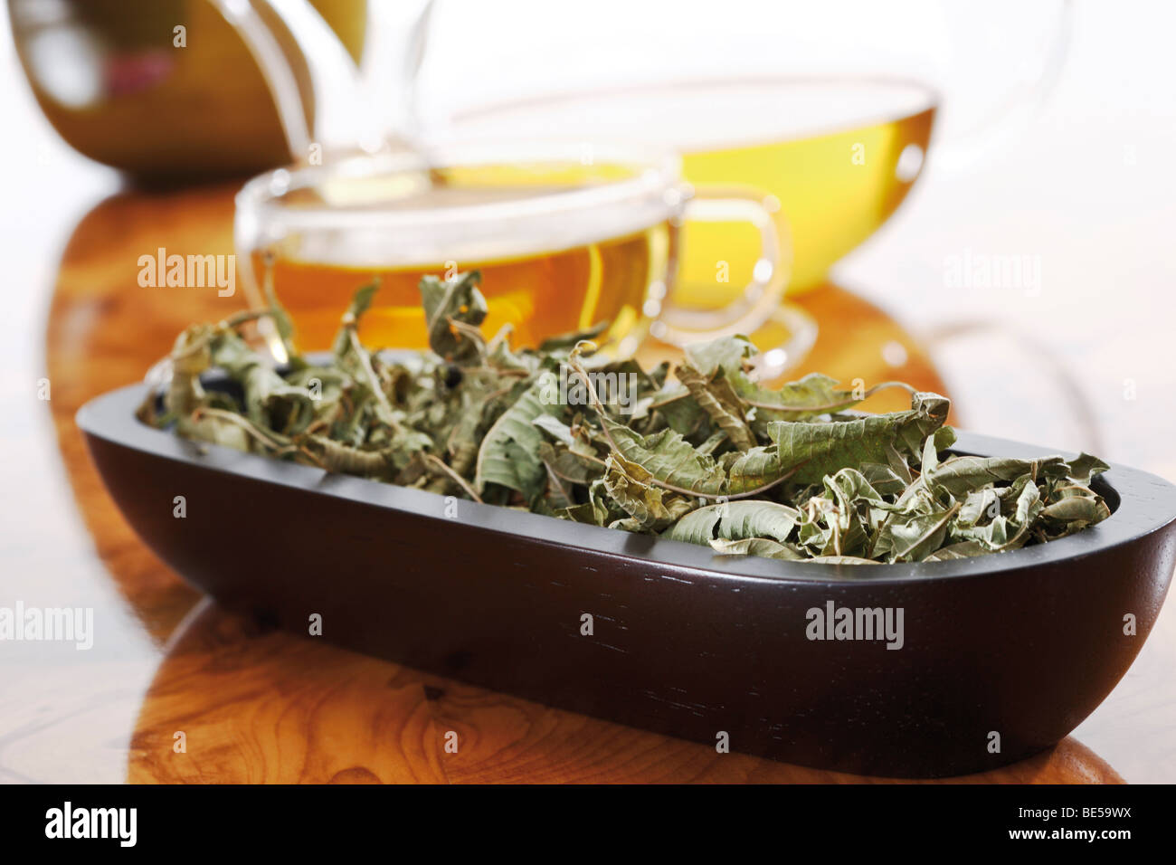 Herbal tea from Common vervain Stock Photo - Alamy