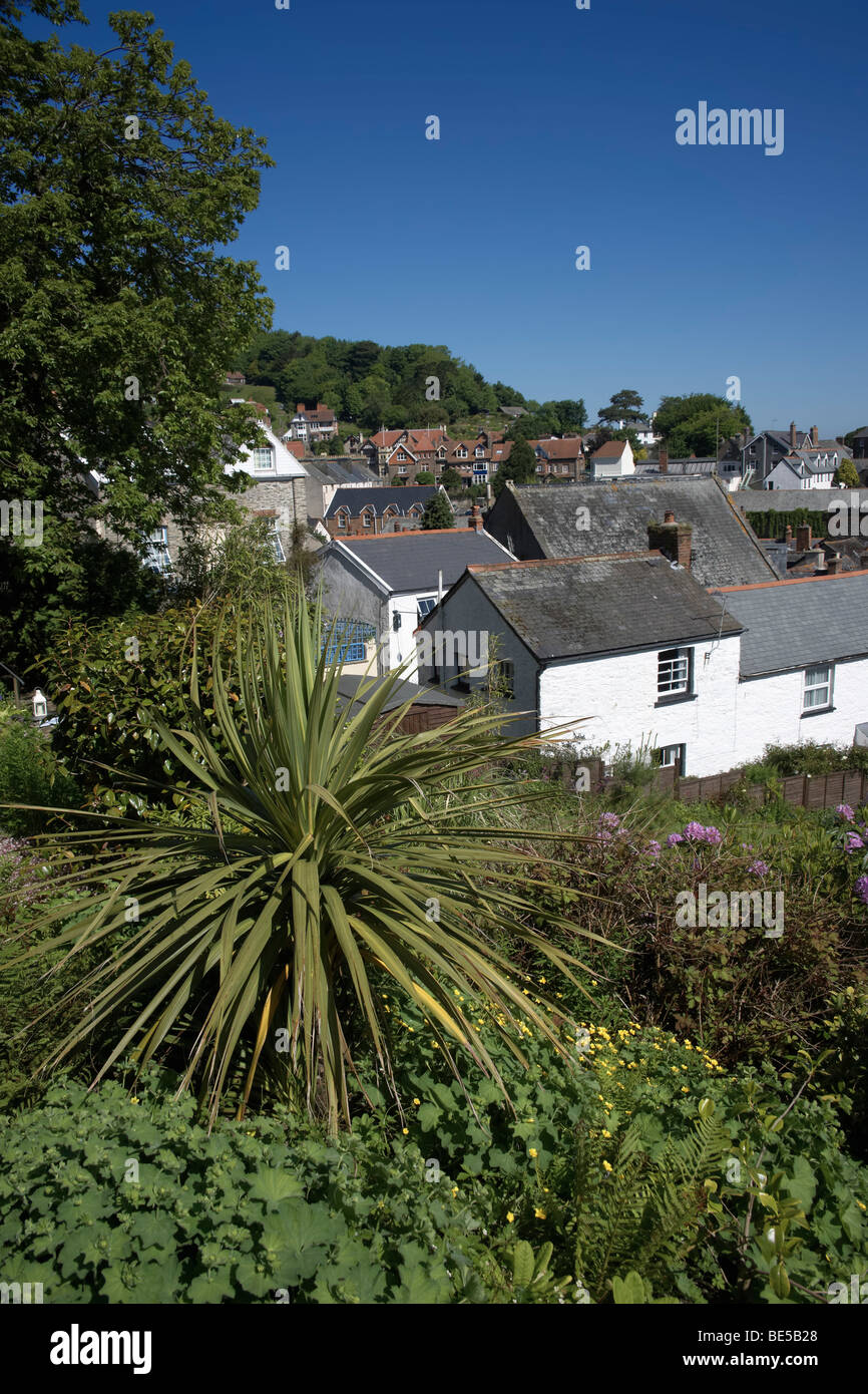 the village of lynton devon england Stock Photo - Alamy