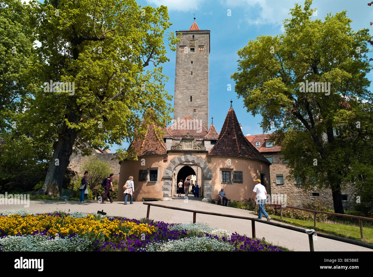Western Burgtor gate, 12th century, the oldest and largest gate tower ...