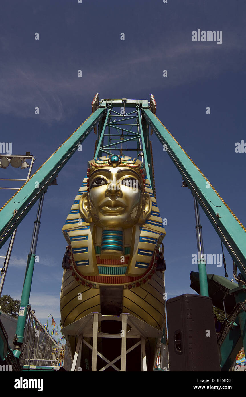 Pharoah's fury midway ride at the Dutchess County Fair in Rhinebeck, NY ...
