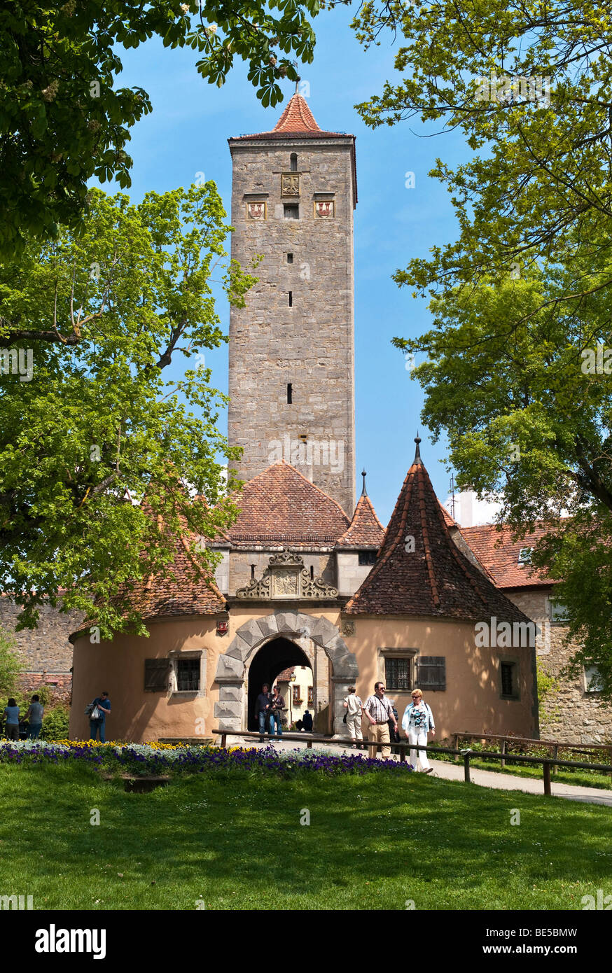 Western Burgtor gate, 12th century, the oldest and largest gate tower ...