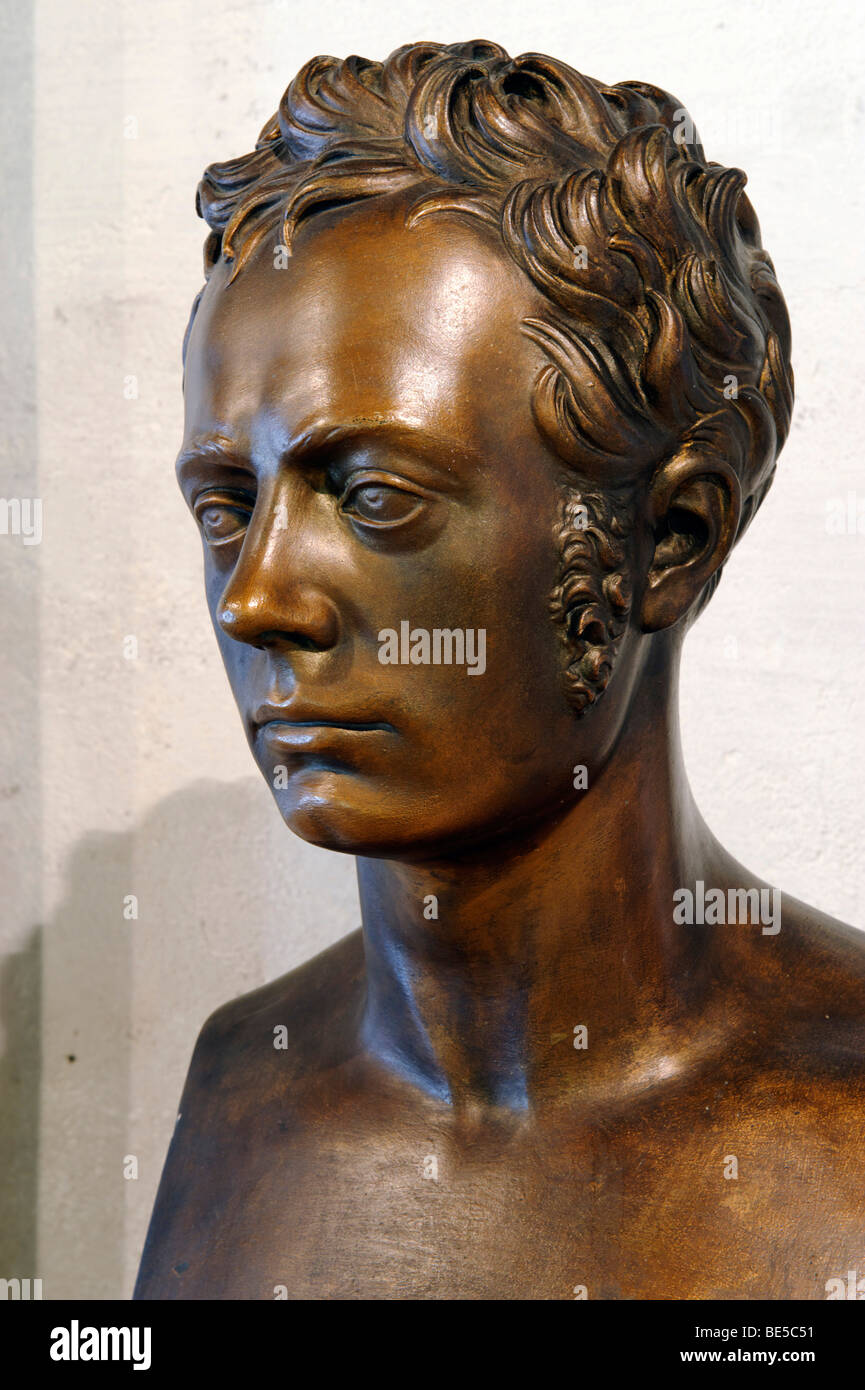Georg von Reichenbach, bust by J. von Halbig, pumping station ...