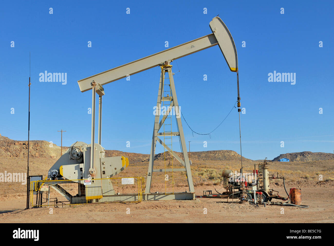 Oil pump in Aneth, Highway 262, Utah, USA Stock Photo - Alamy
