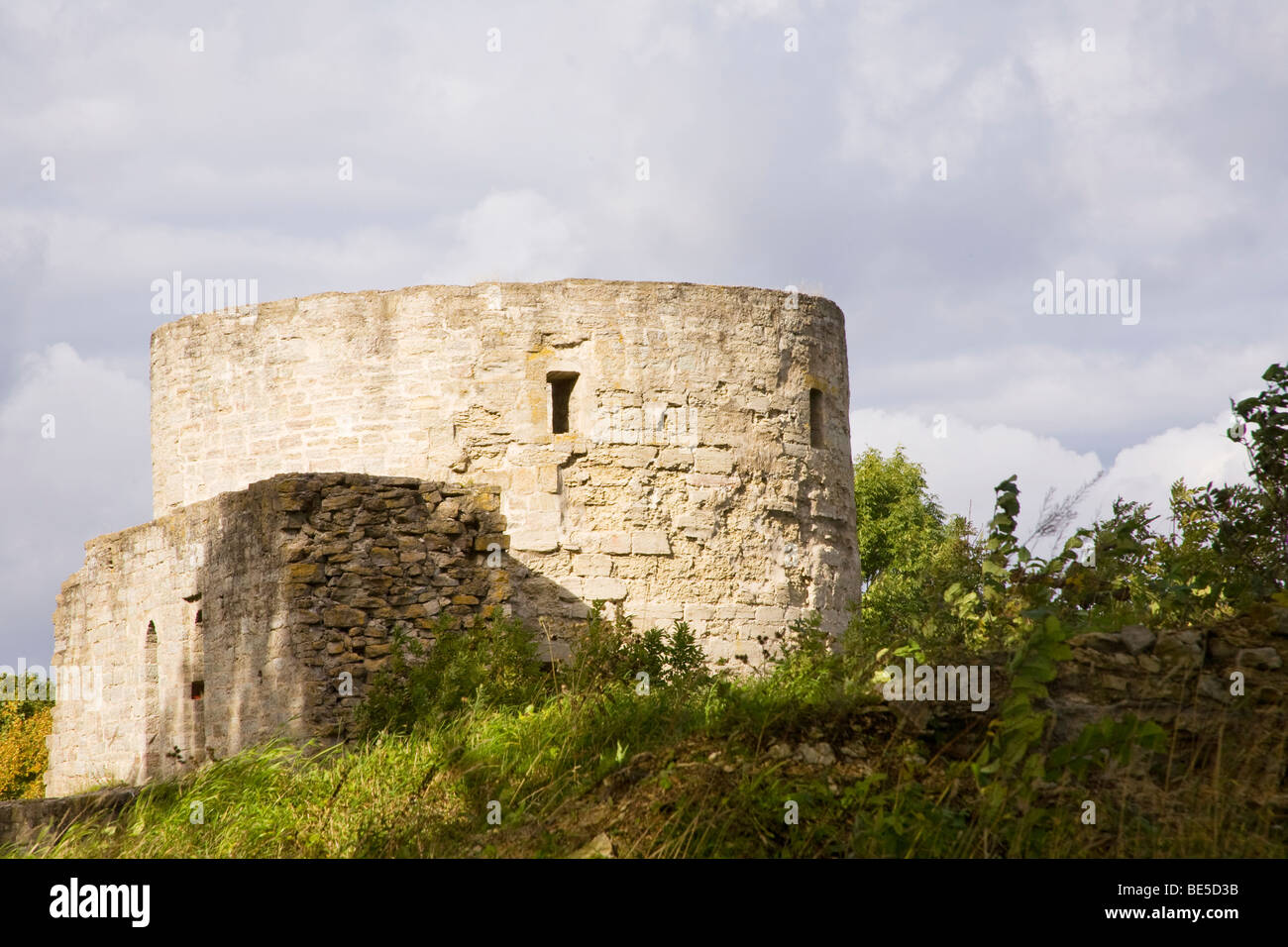 ruins of russia medieval castle Stock Photo - Alamy