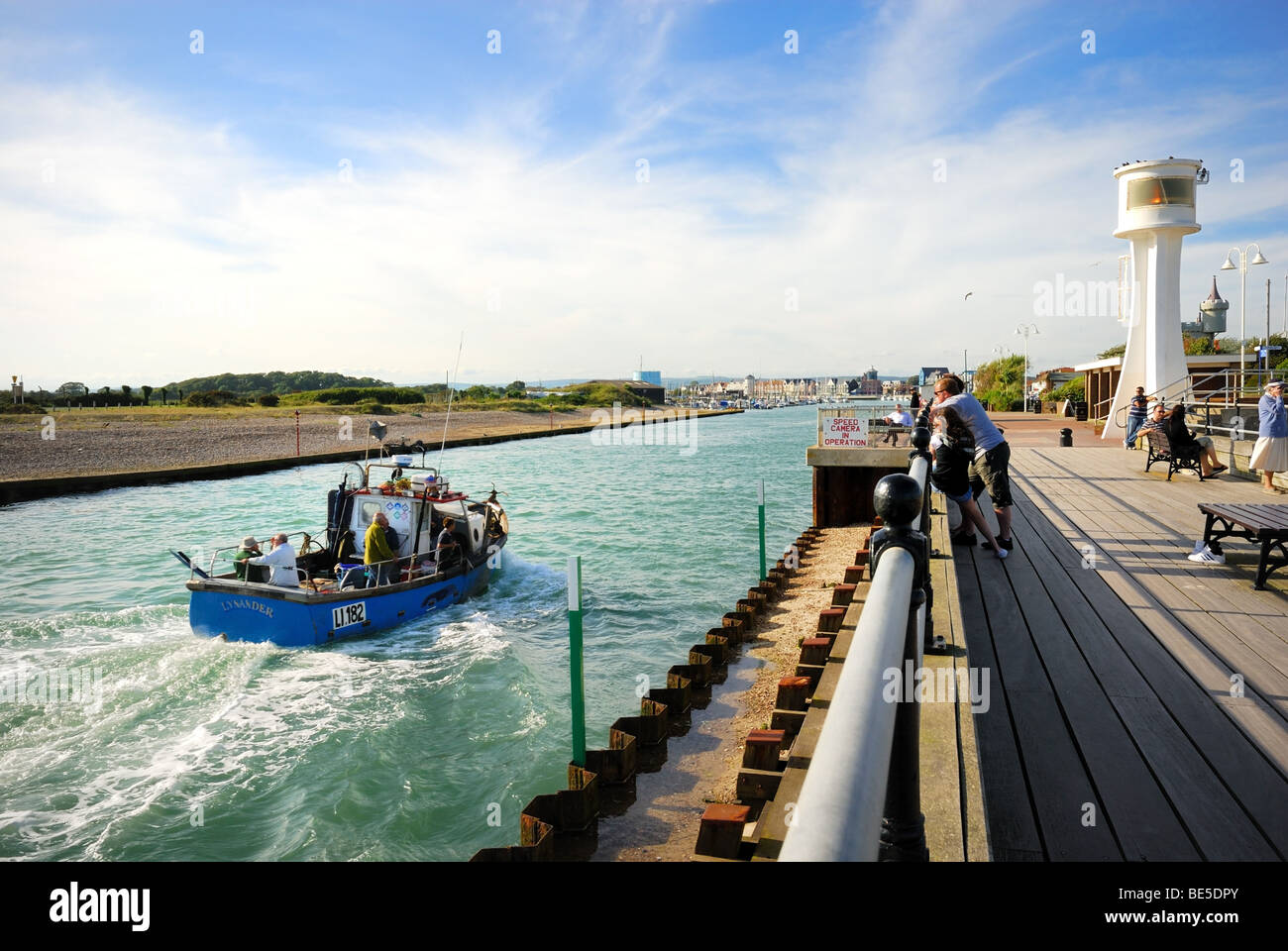 Littlehampton Harbour and River Arun Stock Photo - Alamy