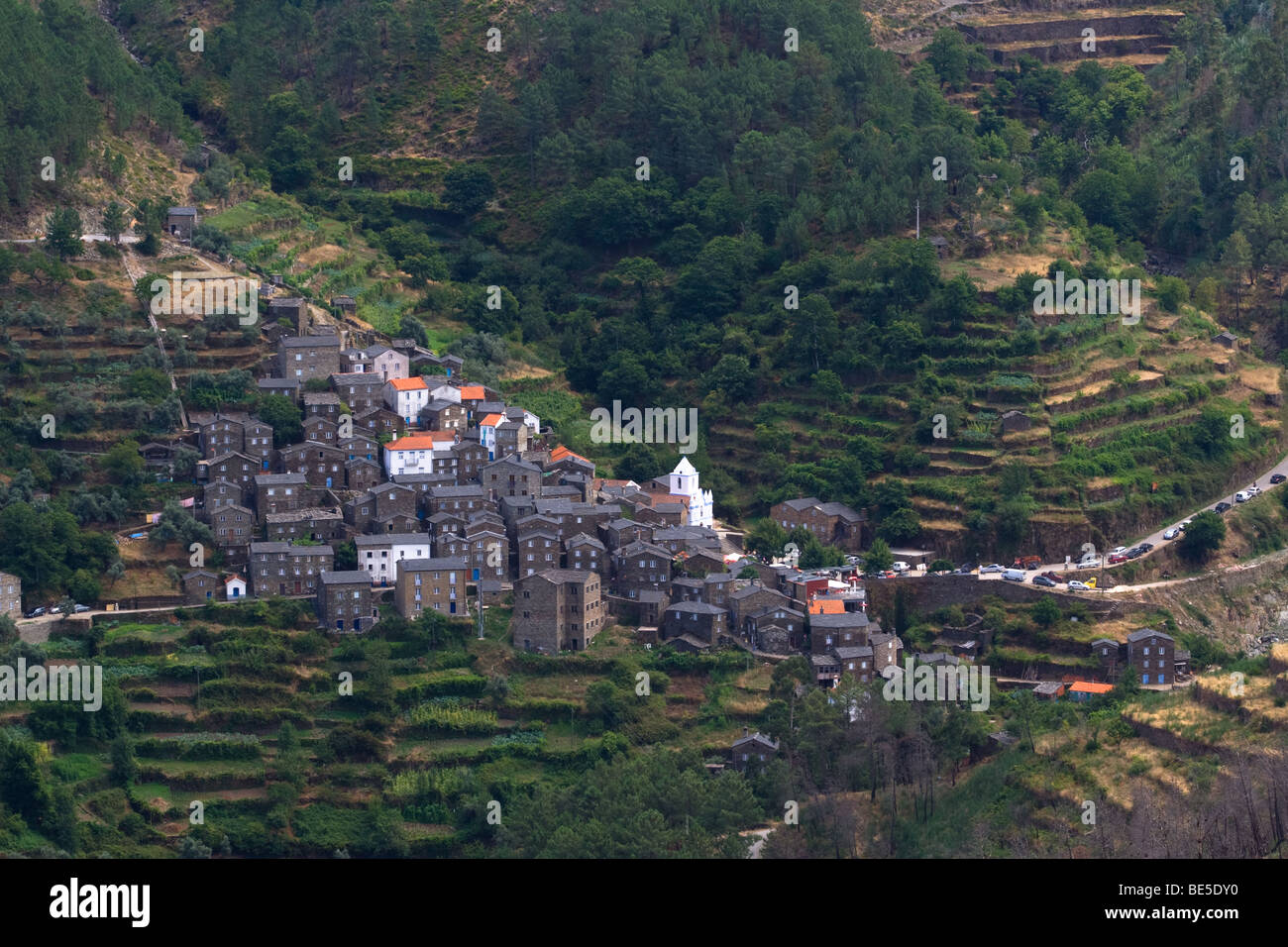 Village in the Mountain Stock Photo - Alamy