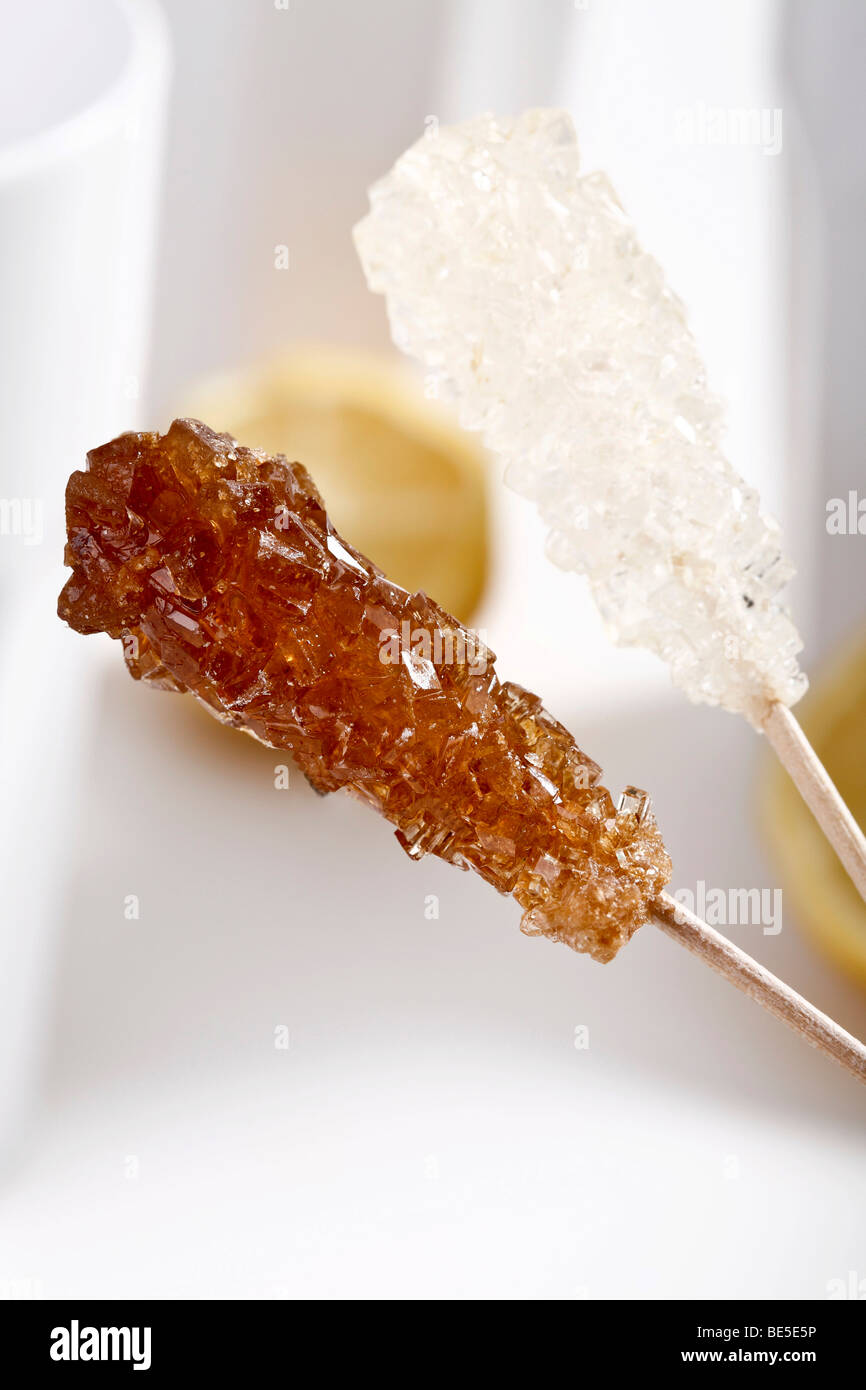 Two sugar sticks Stock Photo - Alamy
