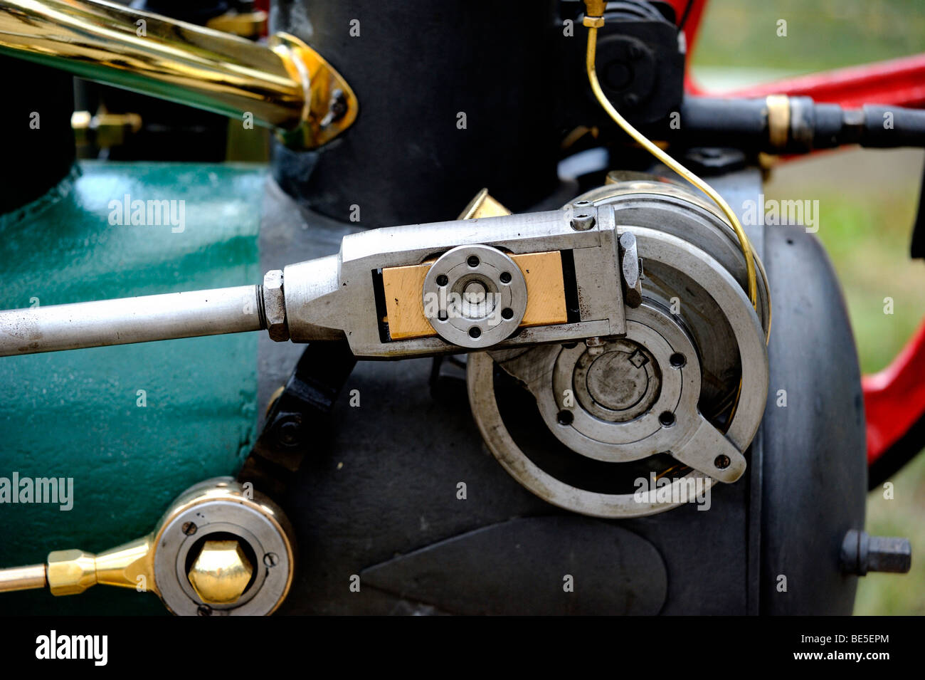 Vintage tractor engine close up Stock Photo - Alamy