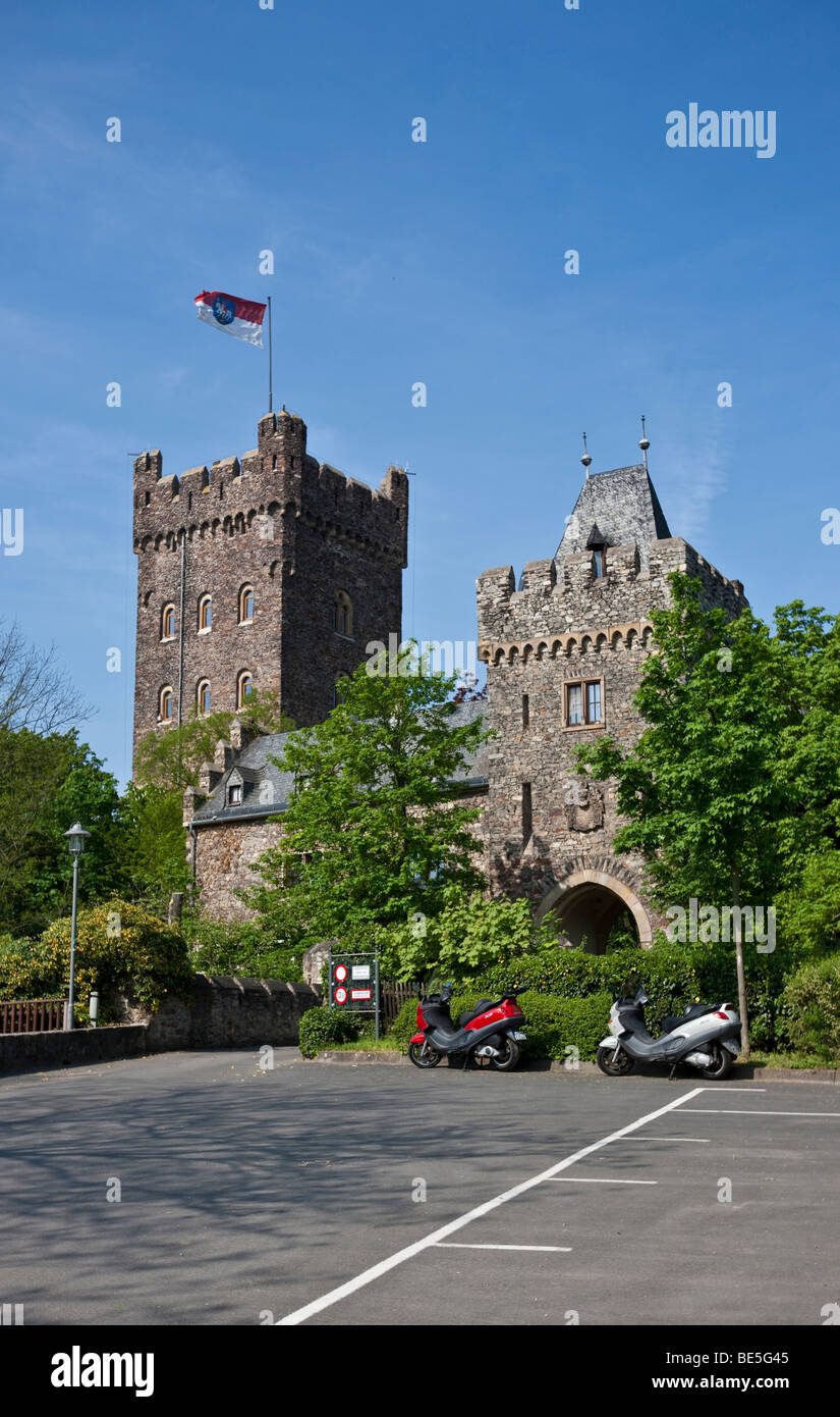 Klopp castle, Bingen, Rhineland-Palatinate, Germany, Europe Stock Photo ...