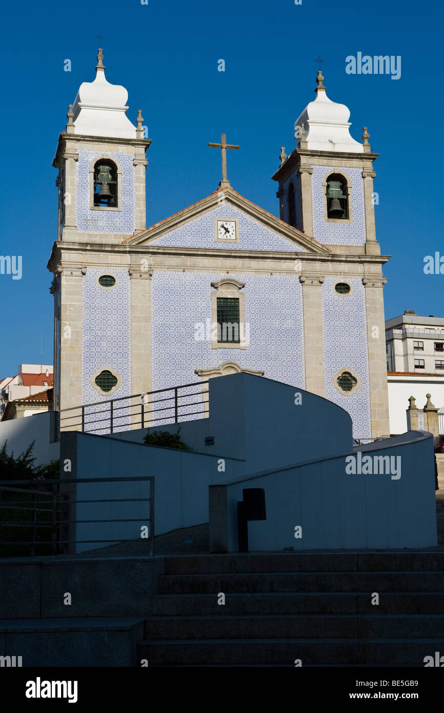 Mafamude church, Gaia Portugal Stock Photo - Alamy