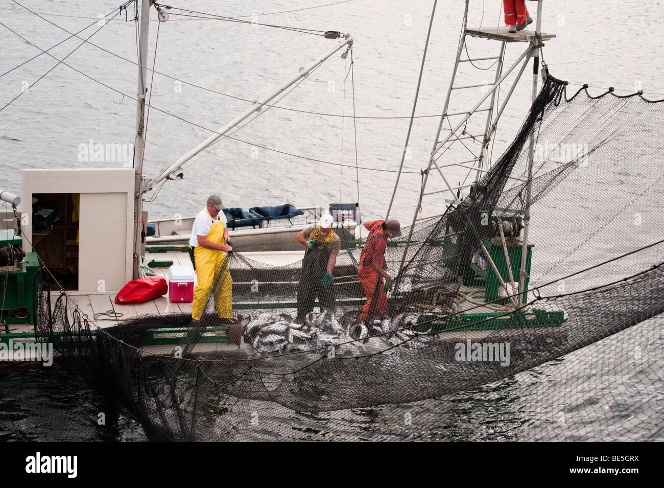 Reef net fishing lummi island hi-res stock photography and images - Alamy