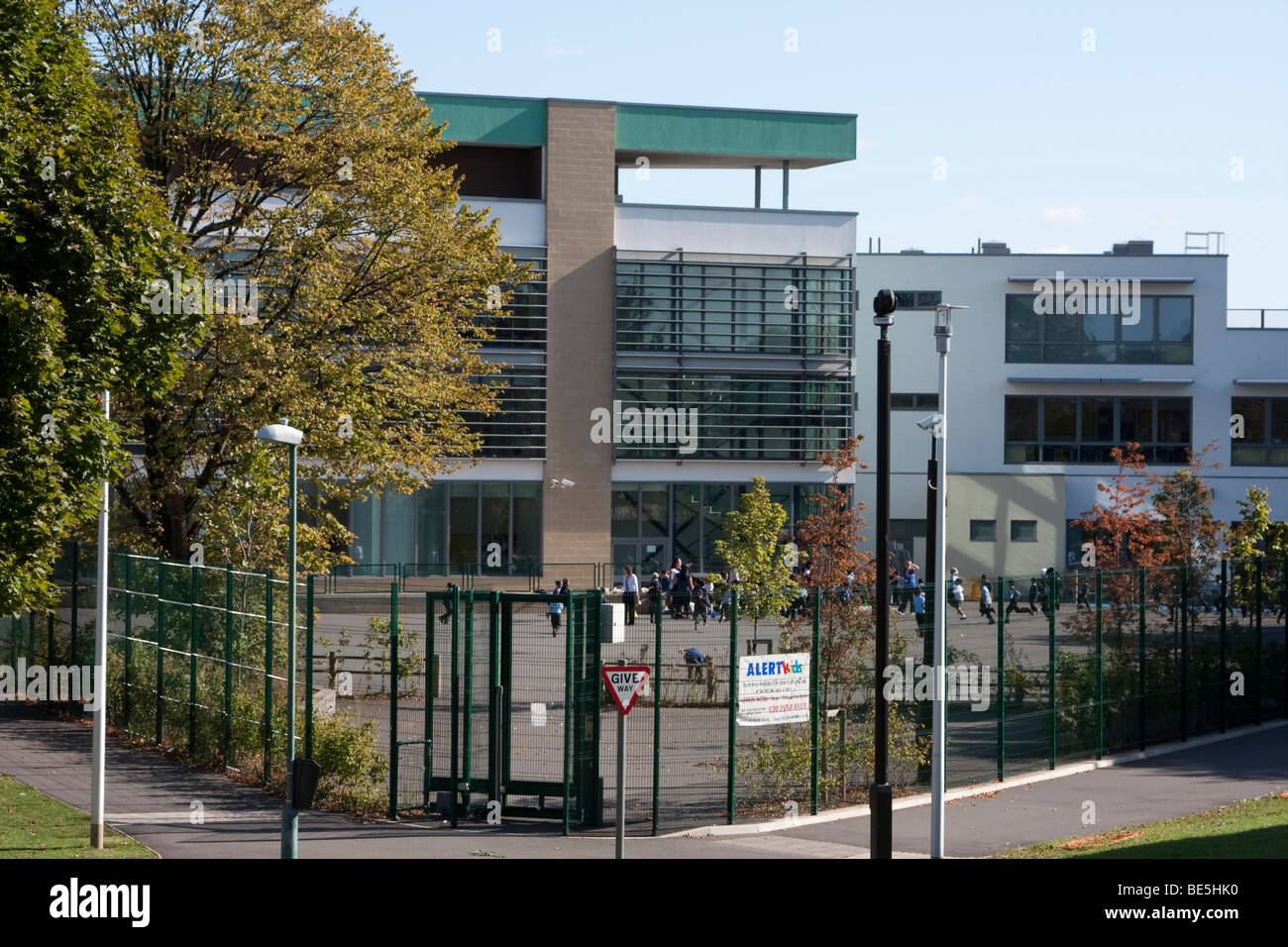 winston way school ilford essex england uk gb Stock Photo - Alamy
