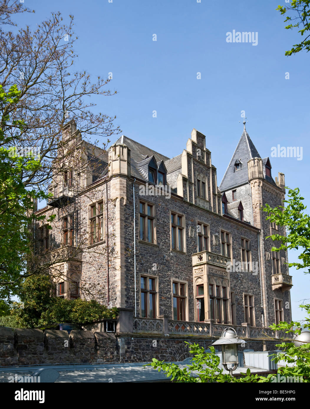 Klopp castle, Bingen, Rhineland-Palatinate, Germany, Europe Stock Photo ...