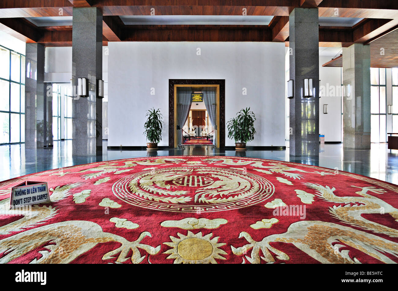 Carpet and front hall to the conference room, former presidential ...