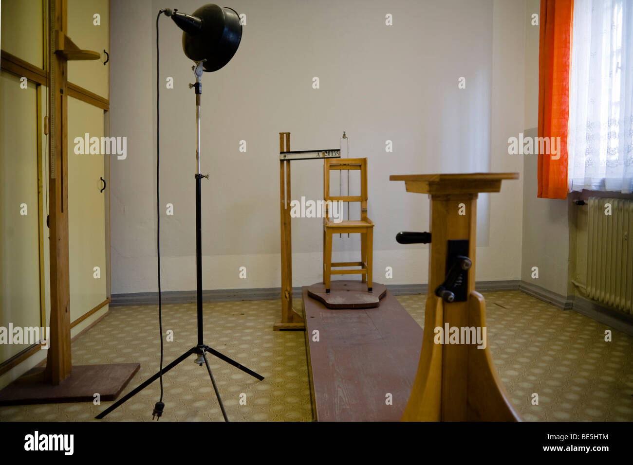 Identification procedure, Berlin-Hohenschoenhausen memorial, former ...