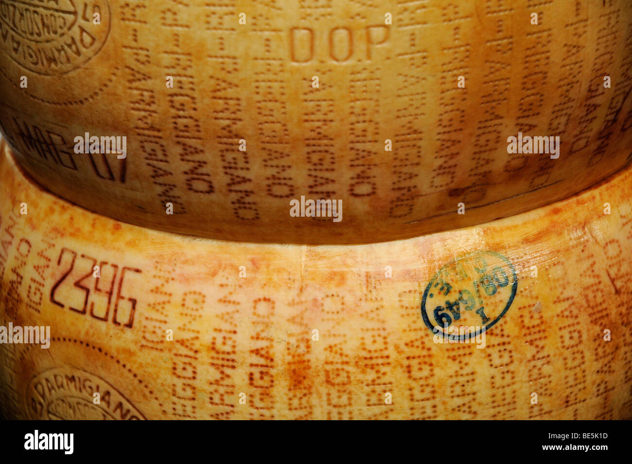 Italian Parmigiano-Reggiano (Parmesan) hard cheese Stock Photo - Alamy