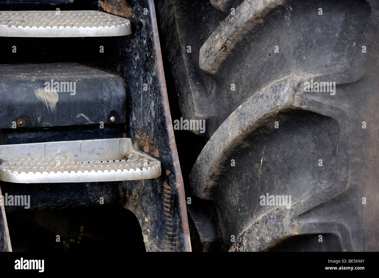 Vintage tractor engine close up Stock Photo - Alamy