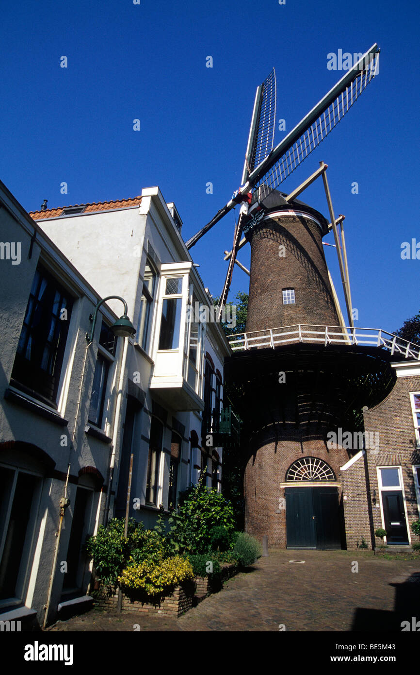 T Slot, Windmill of 1832, Gouda, province of Zuid-Holland, province of ...