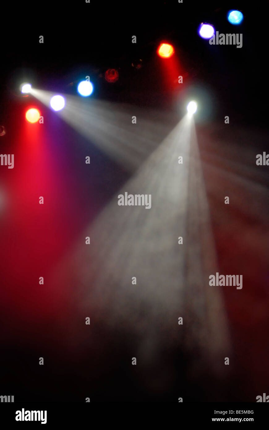 Red Stage Lights Background