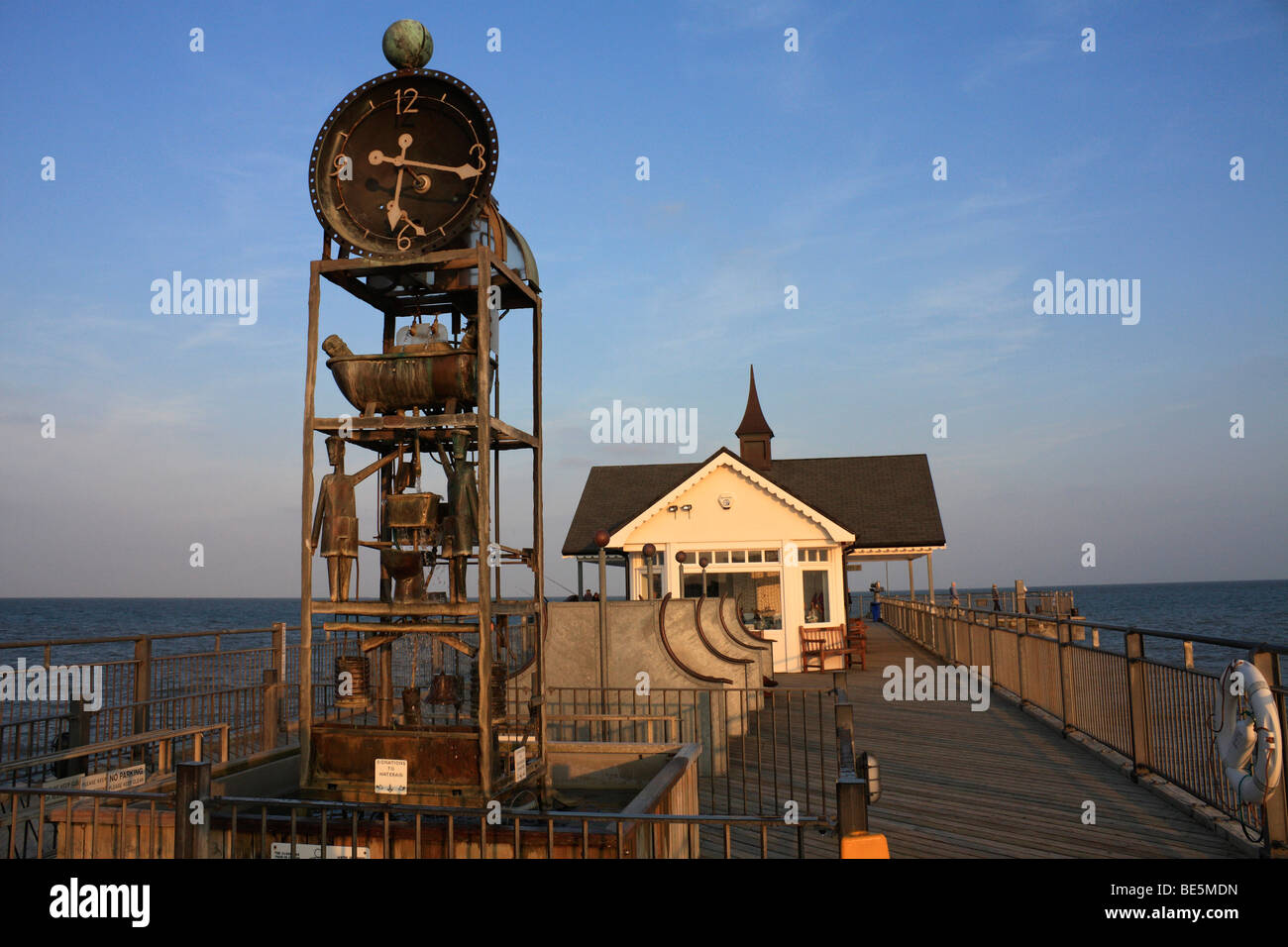 Southwold pier clock hi-res stock photography and images - Alamy
