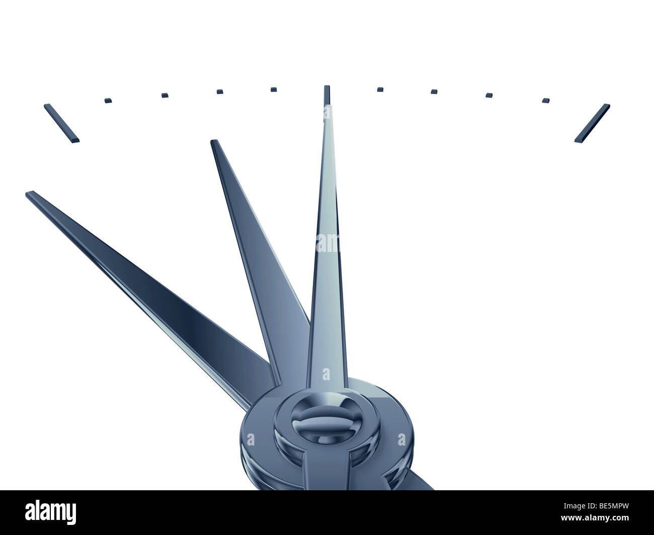 Clock arrow macro Stock Photo - Alamy