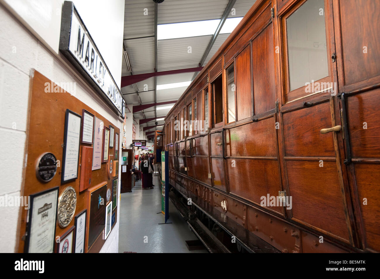UK, England, Yorkshire, Keighley, Ingrow Museum of Rail Travel, vintage ...