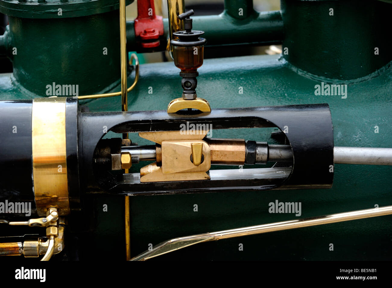 Vintage tractor engine close up Stock Photo - Alamy
