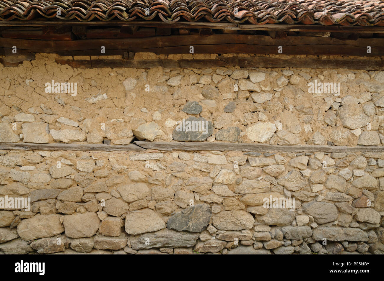 Bulgarian ancient wall made of stones Stock Photo - Alamy