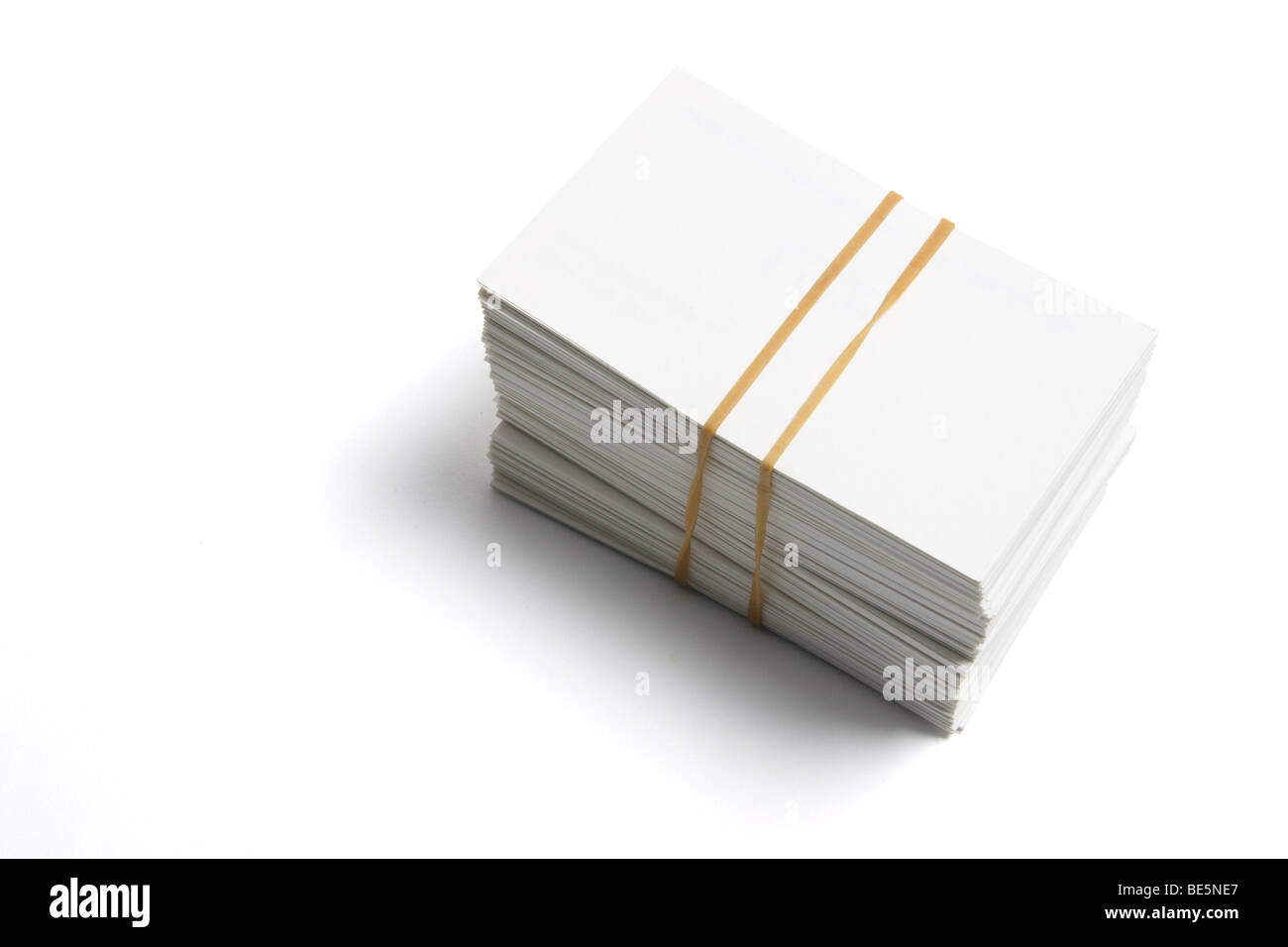Stack of Name Cards Stock Photo - Alamy