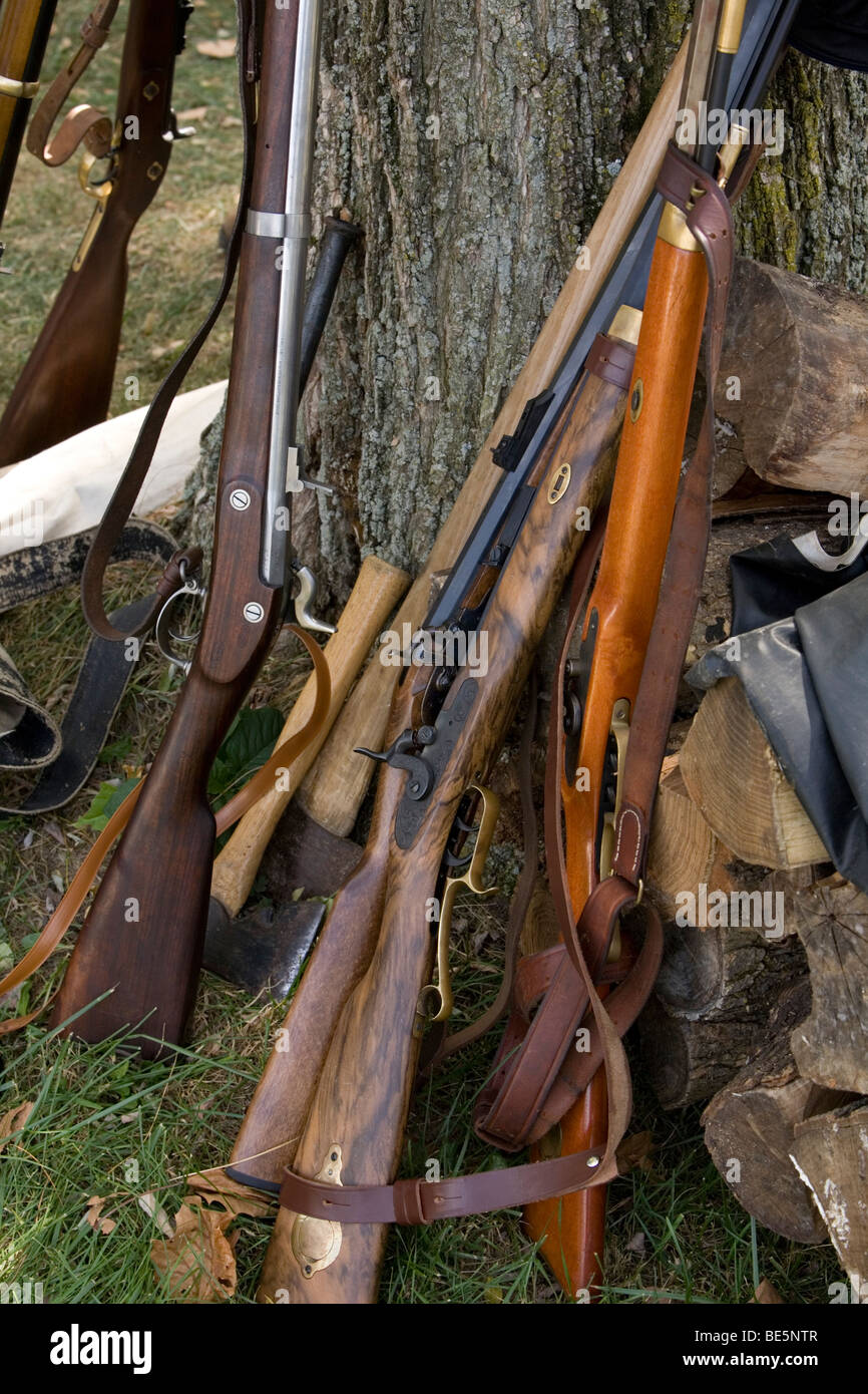 American civil war firearms (replica pieces Stock Photo - Alamy