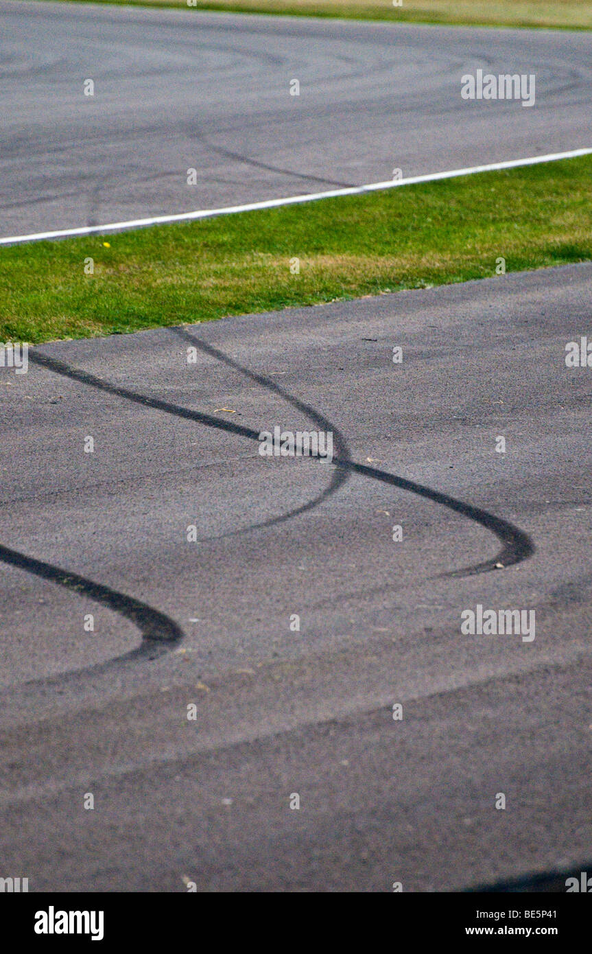 Skid Marks High Resolution Stock Photography and Images - Alamy