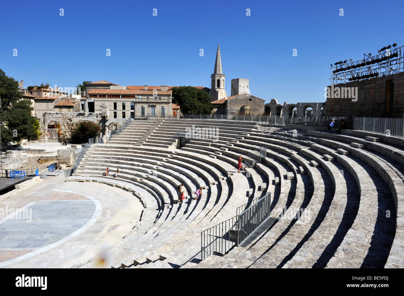 Roman amphitheatre Aix Provence France Stock Photo - Alamy
