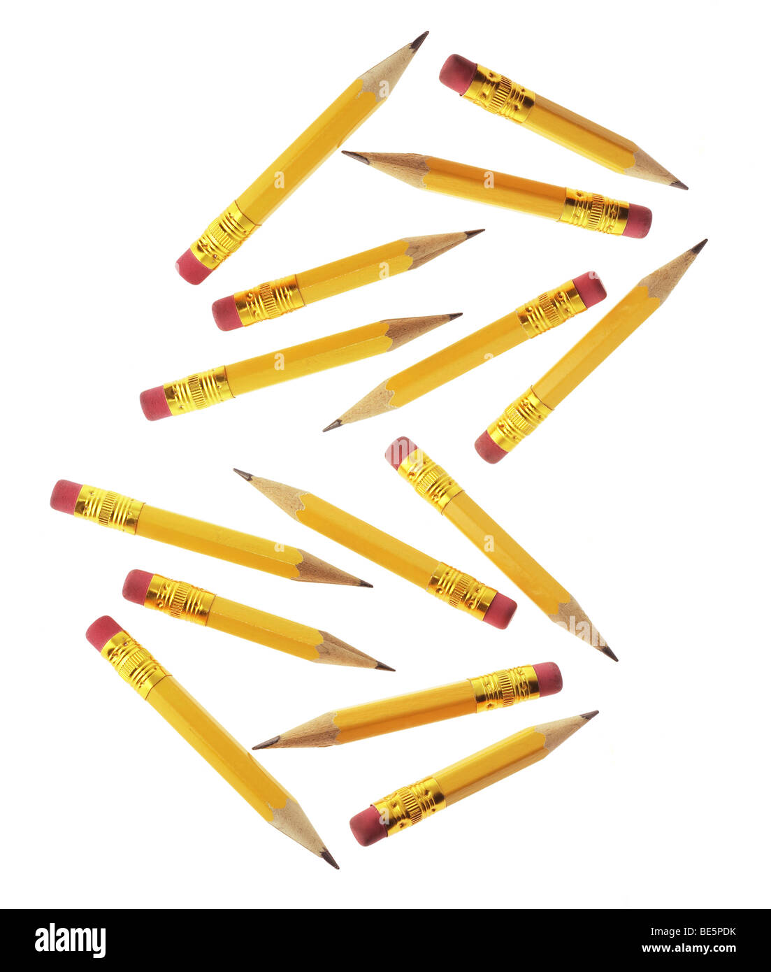 Short pencils hi-res stock photography and images - Alamy