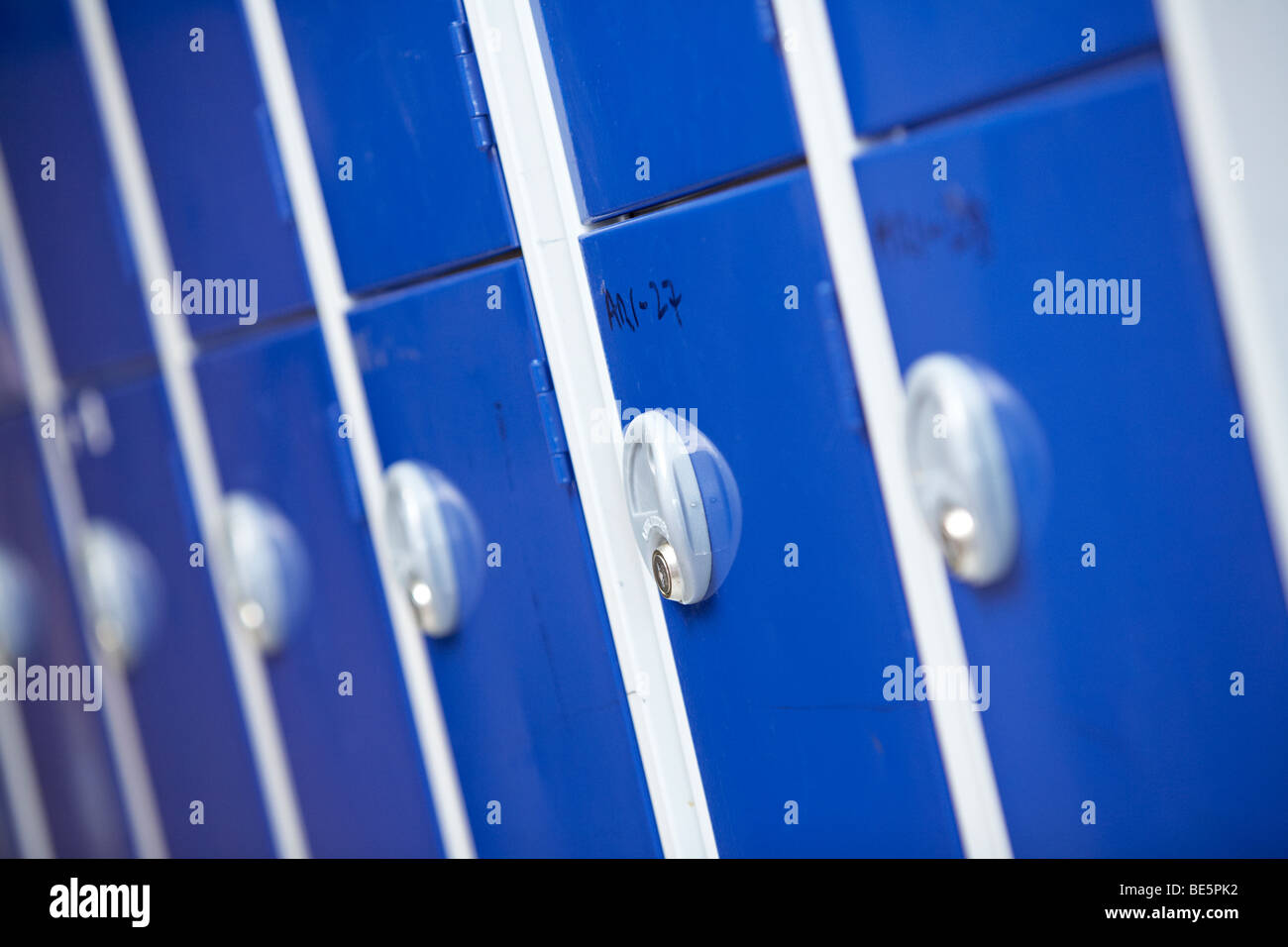 Lockers with numbers and key hi-res stock photography and images - Alamy