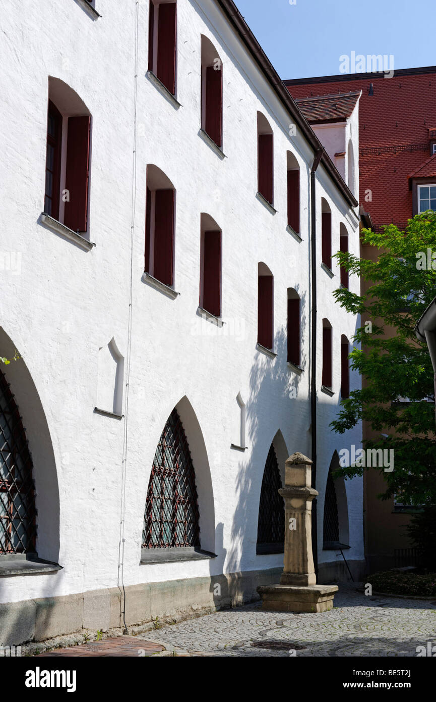 Courtyard, Stadtmuseum town museum, Munich, Upper Bavaria, Germany ...