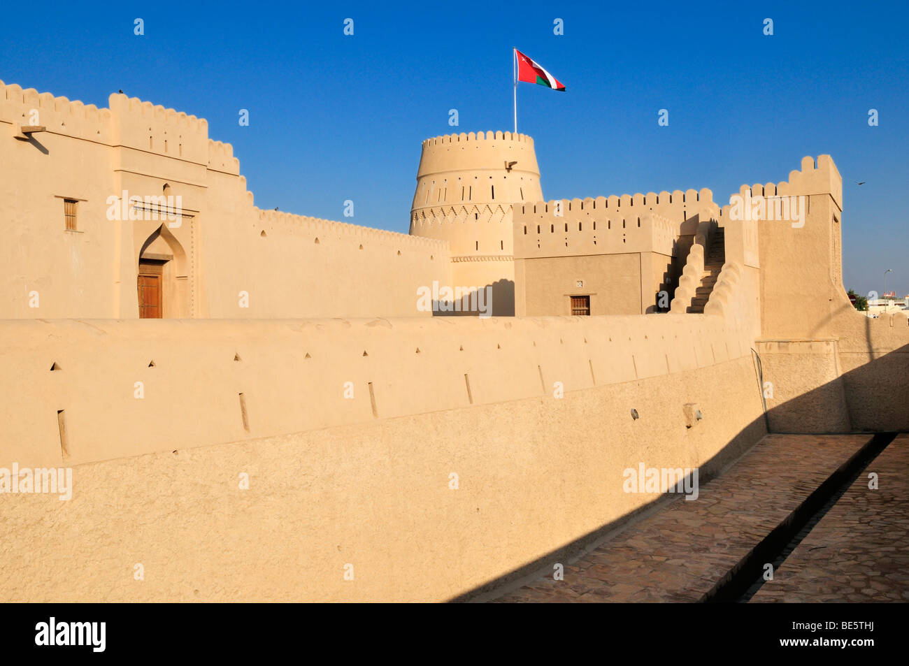 Historic adobe fortification Al Khandaq Fort or Castle, Buraimi, Al ...