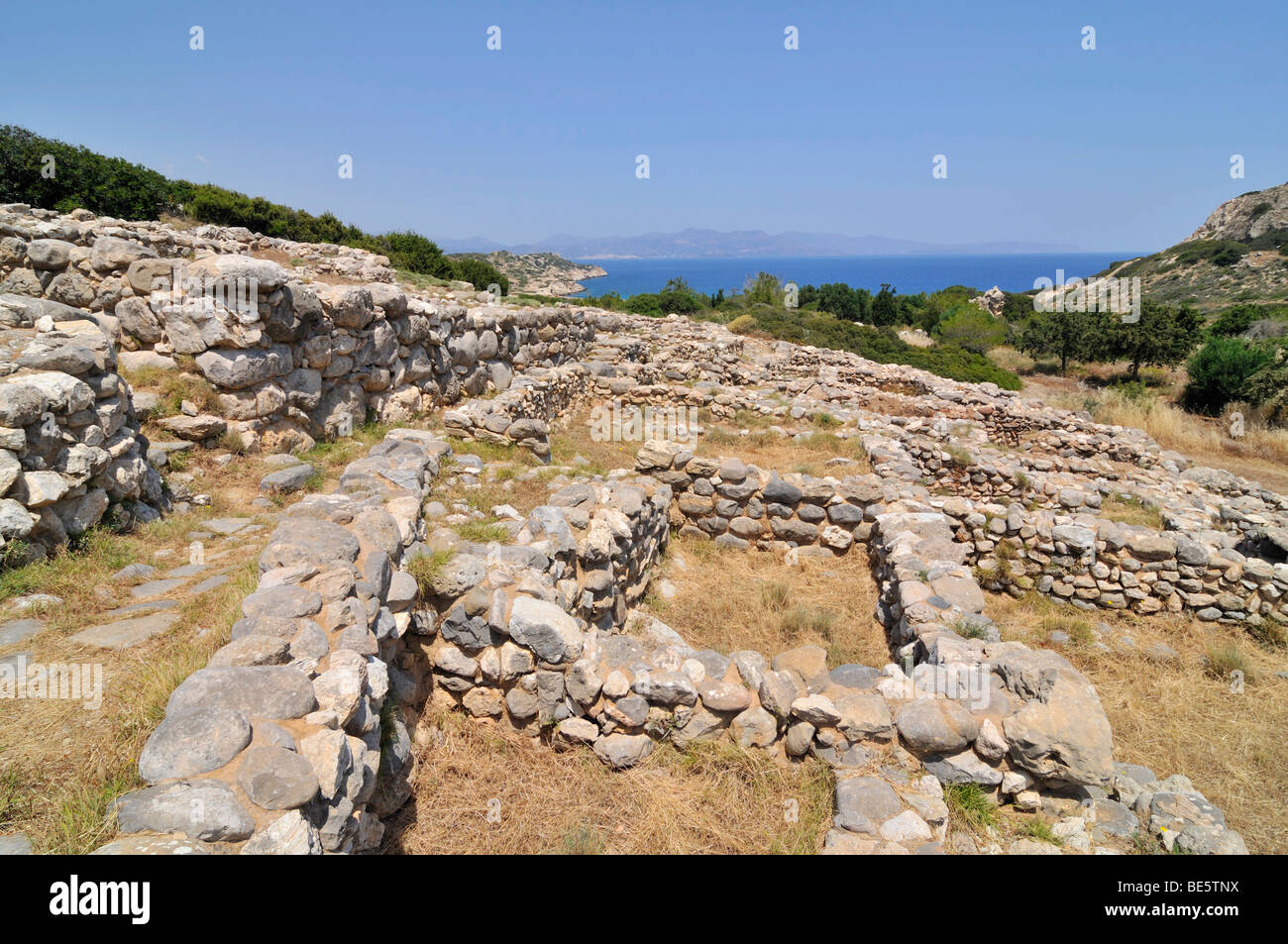 Ancient Ruins of Gournia, historic Minoan settlement now used as an ...