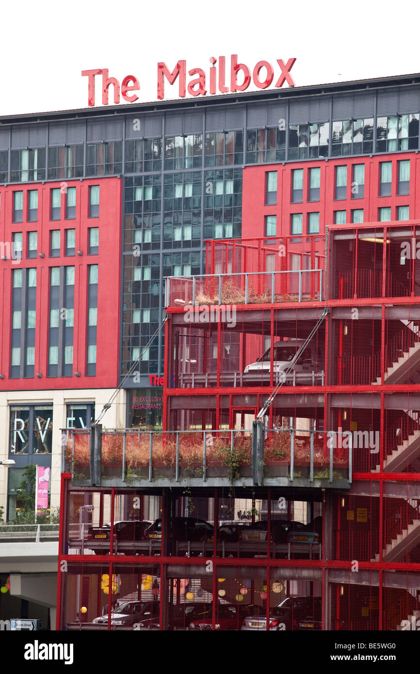A view of the Mailbox shopping and residential complex, Birmingham ...
