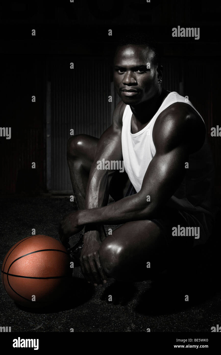 Basketball player, portrait Stock Photo - Alamy