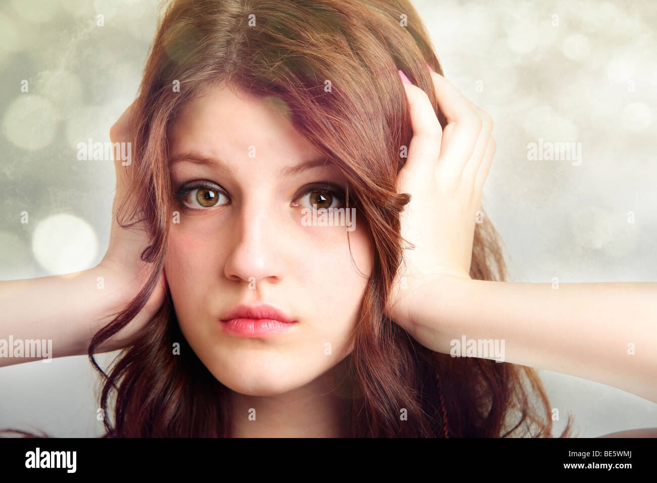 Hands over your ears hi-res stock photography and images - Alamy