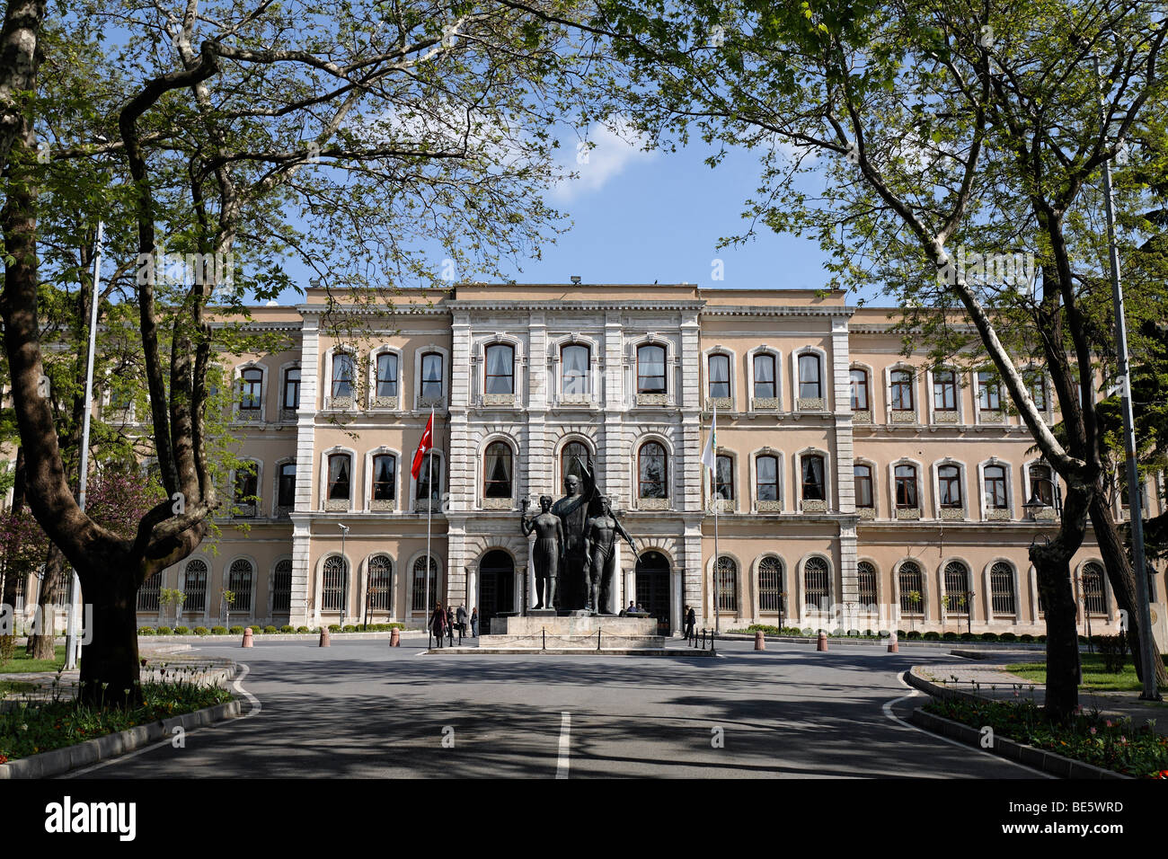 Main building of the university from the 19th Century, former war ...