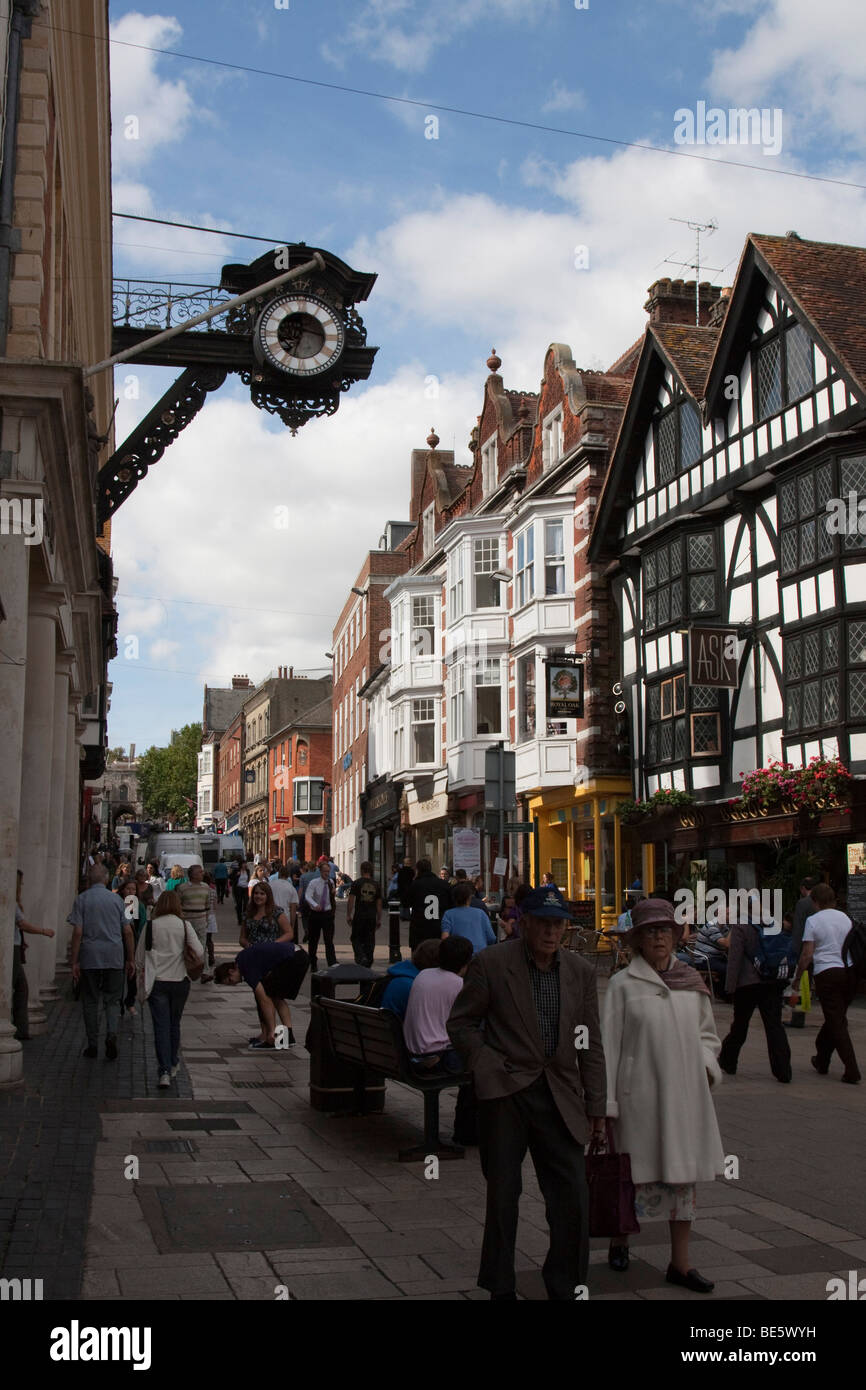 winchester town centre hampshire england uk gb Stock Photo - Alamy