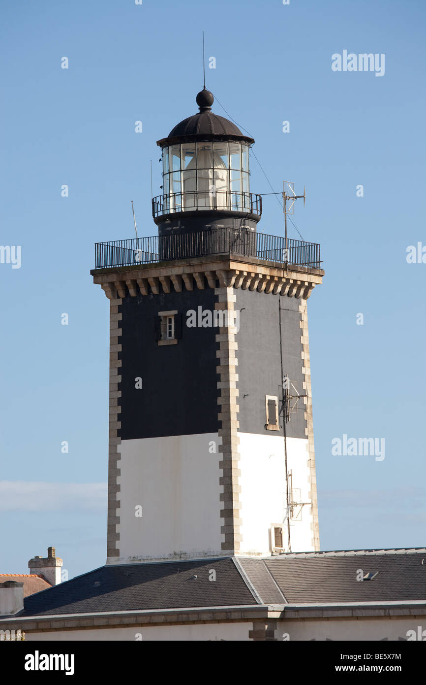 Pen Men lighthouse on Groix island, Brittany, France Stock Photo - Alamy