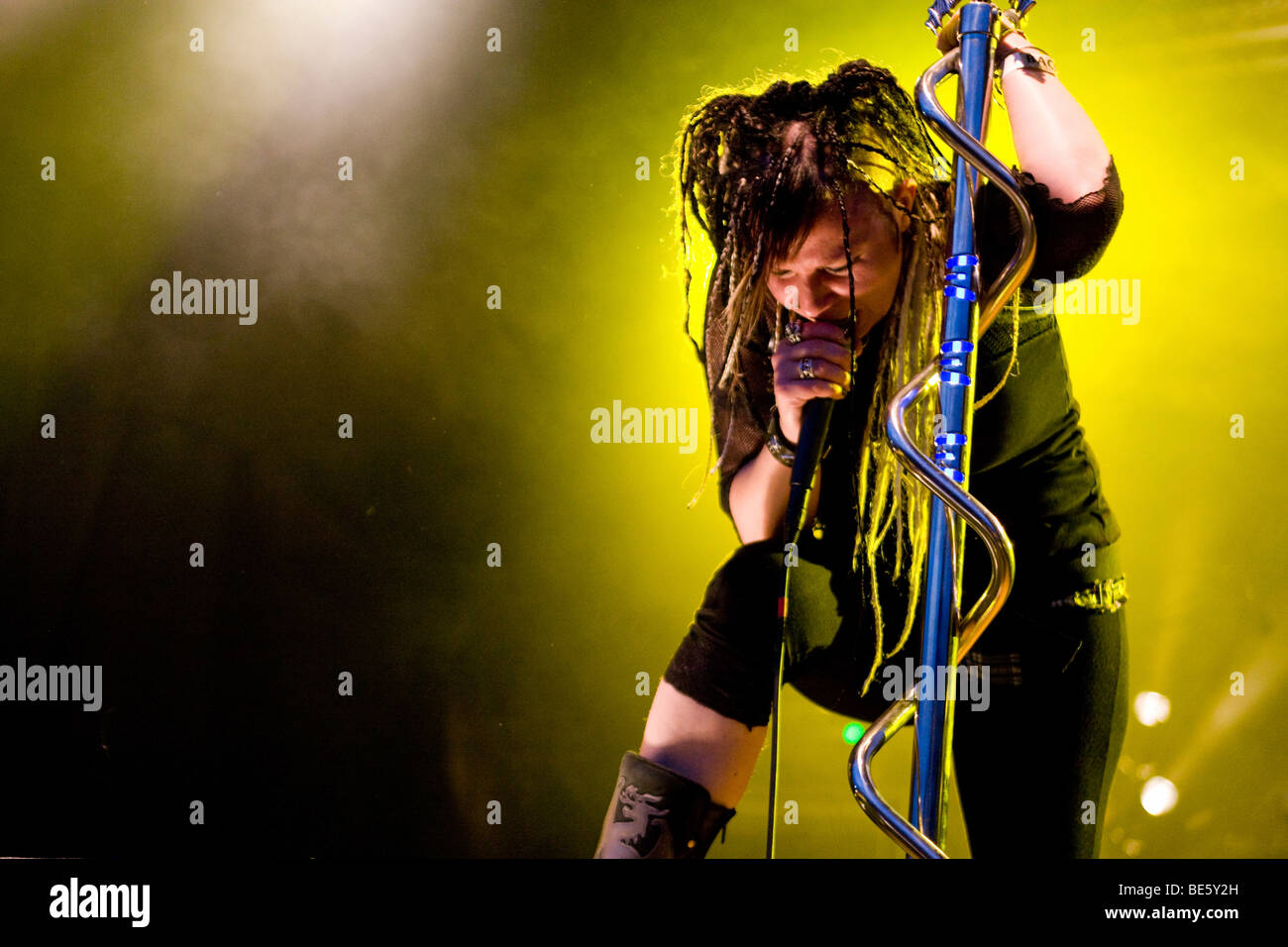 Masha frontwoman singer italian nu metal hi-res stock photography and ...