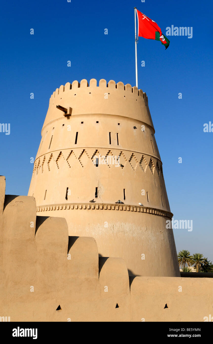 Historic adobe fortification Al Khandaq Fort or Castle, Buraimi, Al ...