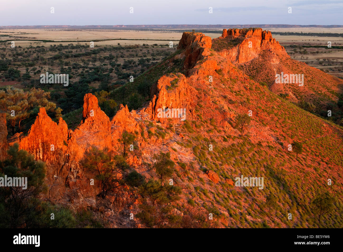 Three Sisters rock formation, Carisbrooke Station near Winton ...