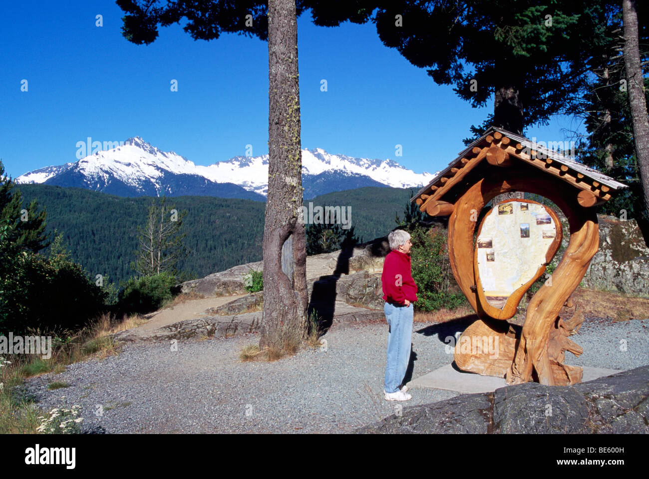 Tantalus Range (Coast Mountains), Mountain Viewpoint near Whistler and ...