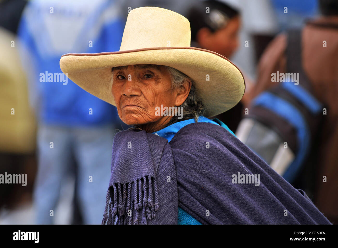 CAJABAMBA PERU - SEPTEMBER 6: Portrait of Quechua woman dressed in ...
