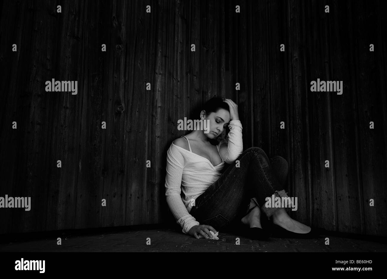 Sad Corner People High Resolution Stock Photography and Images - Alamy