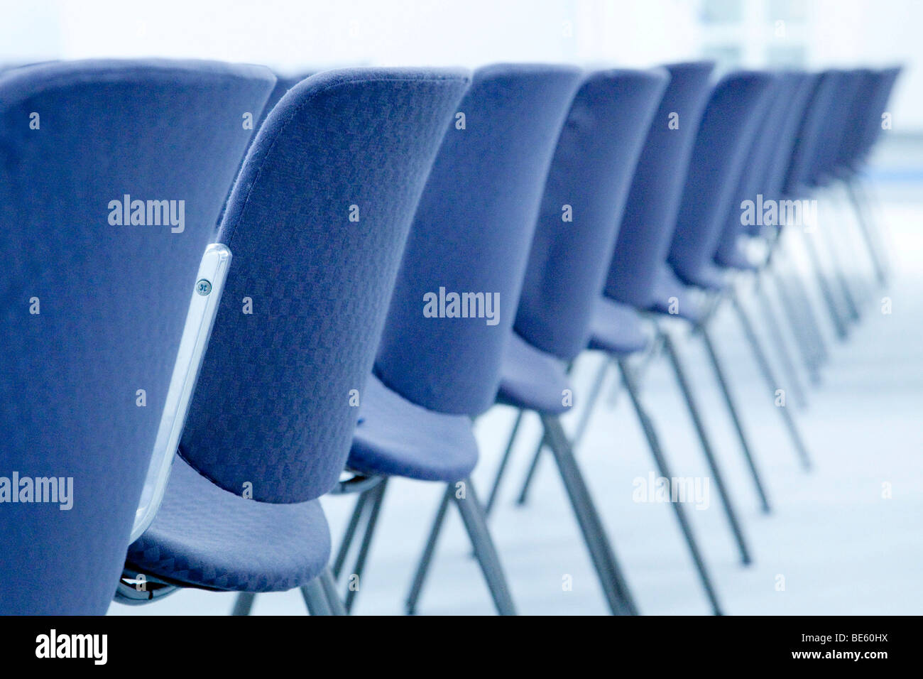 Row of chairs Stock Photo - Alamy